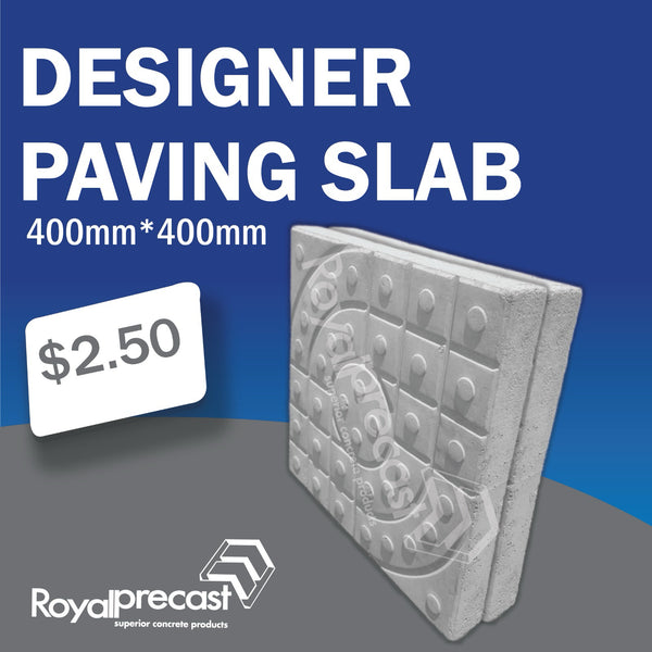 400mm by 400mm Designer Paving Slab – Royal Precast